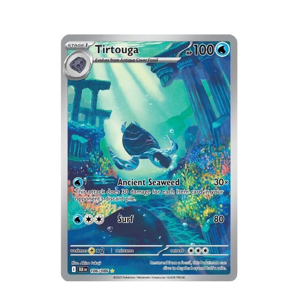 POKEMON Tirtouga - 106/086 - SV: Black Bolt (BLK) – X-Playground